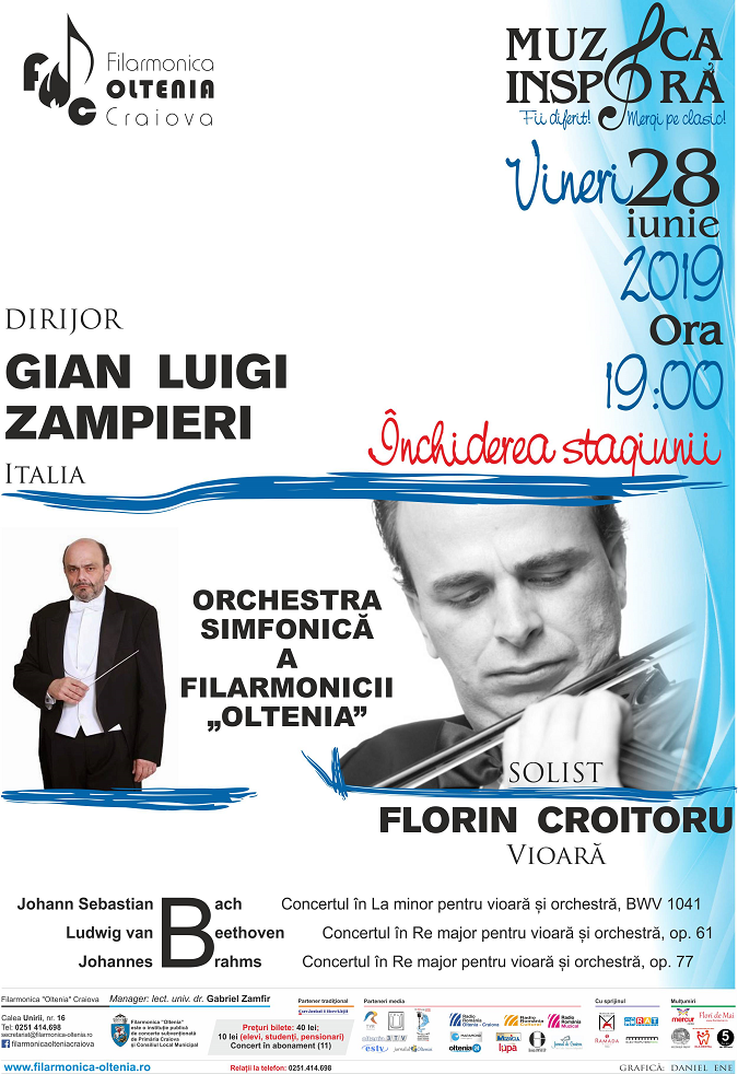Concert de închidere a stagiunii "Muzica inspiră" la Filarmonica ...