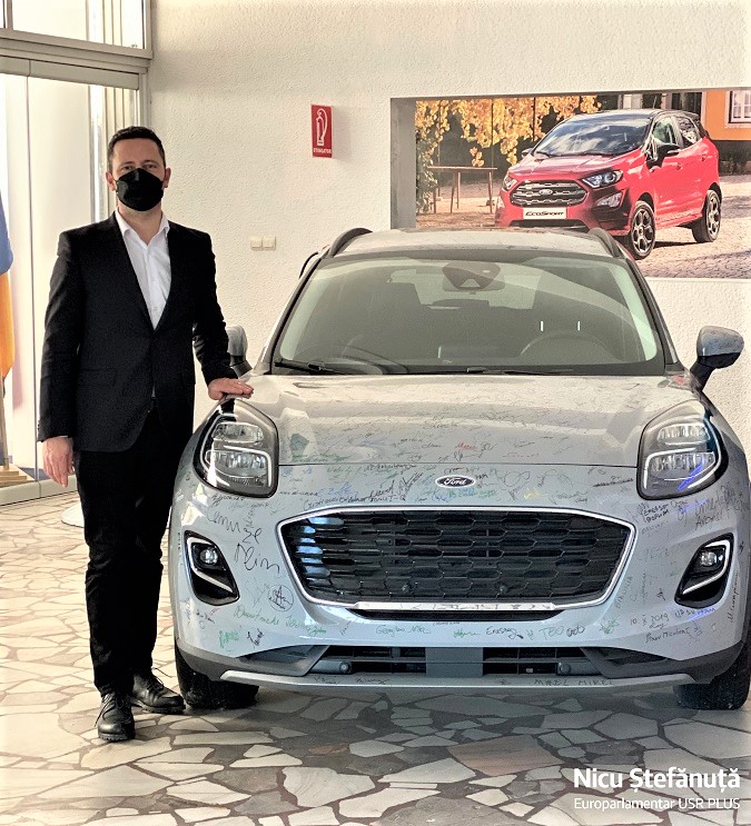 Europarlamentarul USR Nicu Stefanuta la Uzina Ford » Vocea Olteniei